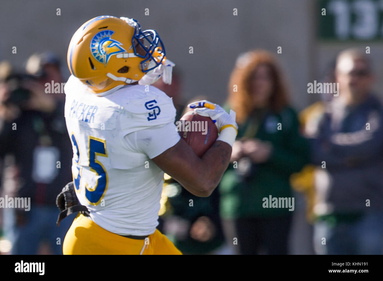 November 18, 2017: San Jose State Spartans running back DeJon Packer ...