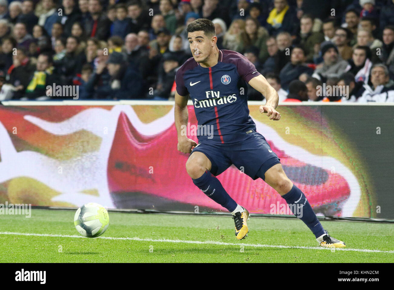 Paris, France. 18th Nov, 2017. Yuri Berchiche in action during the ...