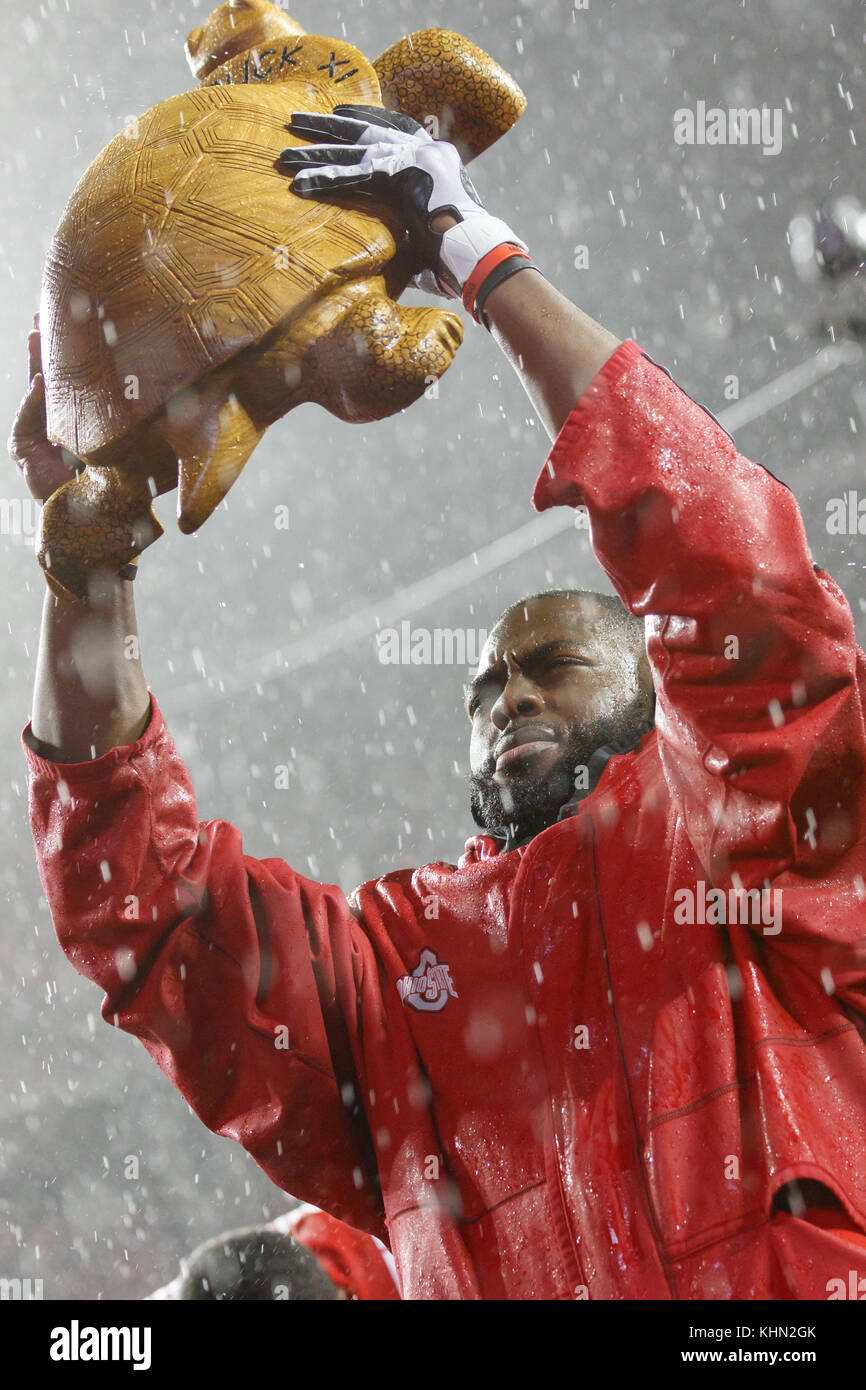 Ohio Stadium, Columbus, OH, USA. 17th Nov, 2017. Ohio State Buckeyes ...