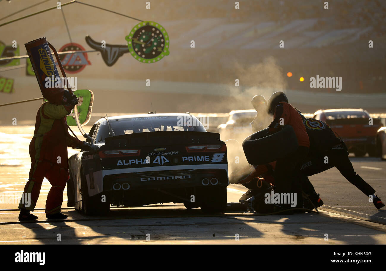 Homestead, Fla, USA. 18th Nov, 2017. Caesar Bacarella, driver of the (8 ...