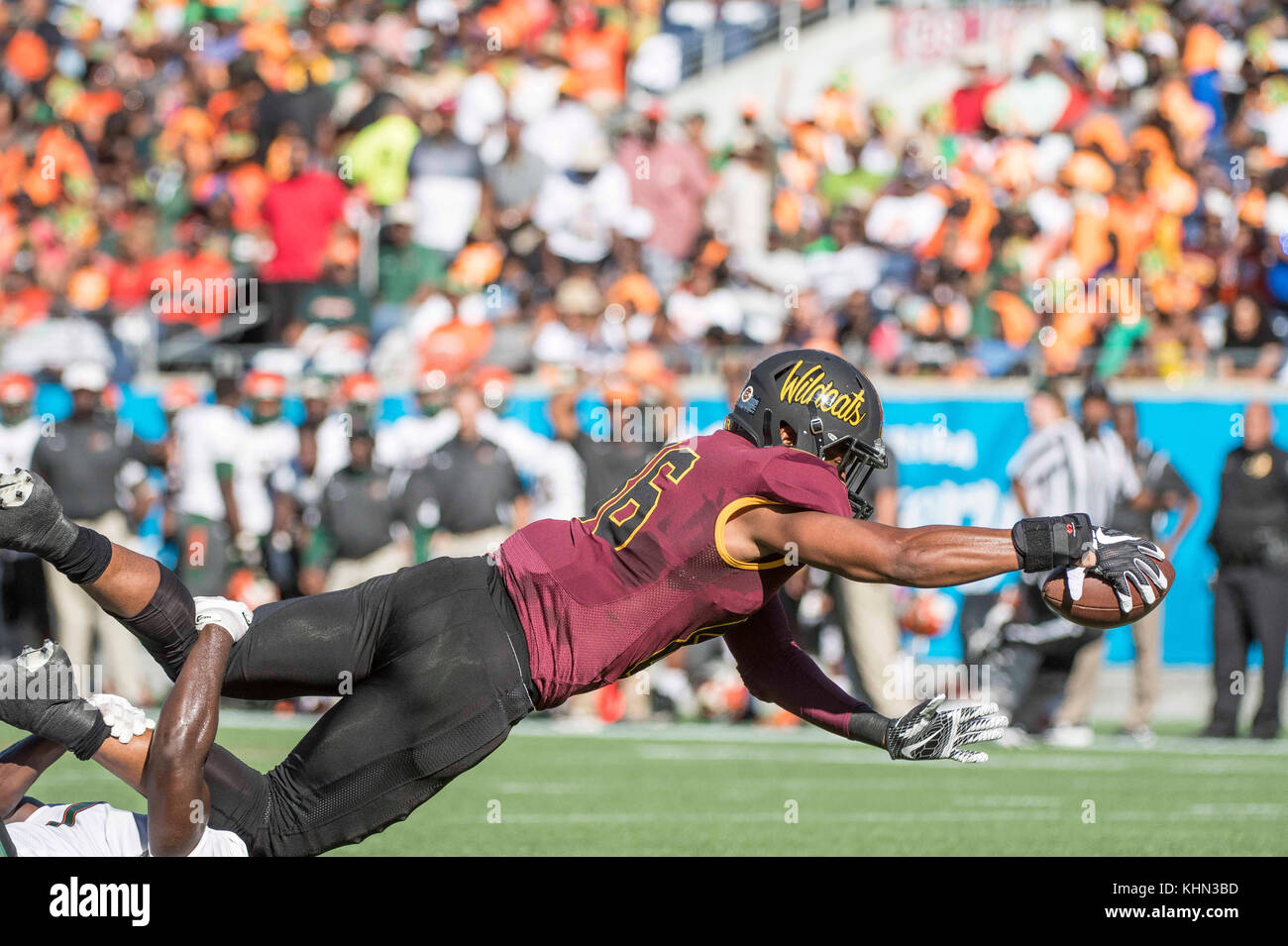 Orlando Fl Usa 18th Nov 2017 Bethune Cookman Wildcats Tight End Ja