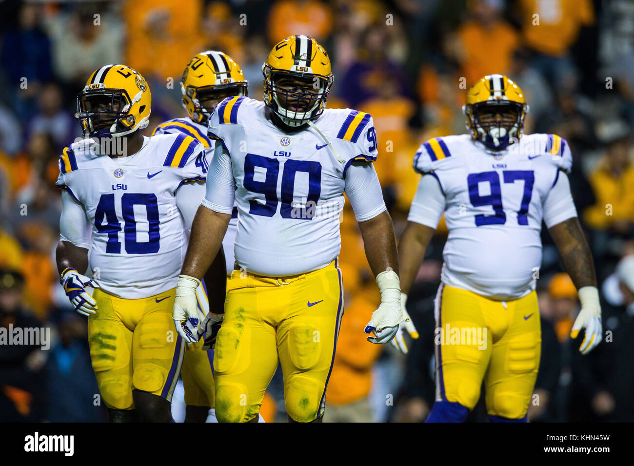 November 18, 2017: Rashard Lawrence #90 of the LSU Tigers during the ...