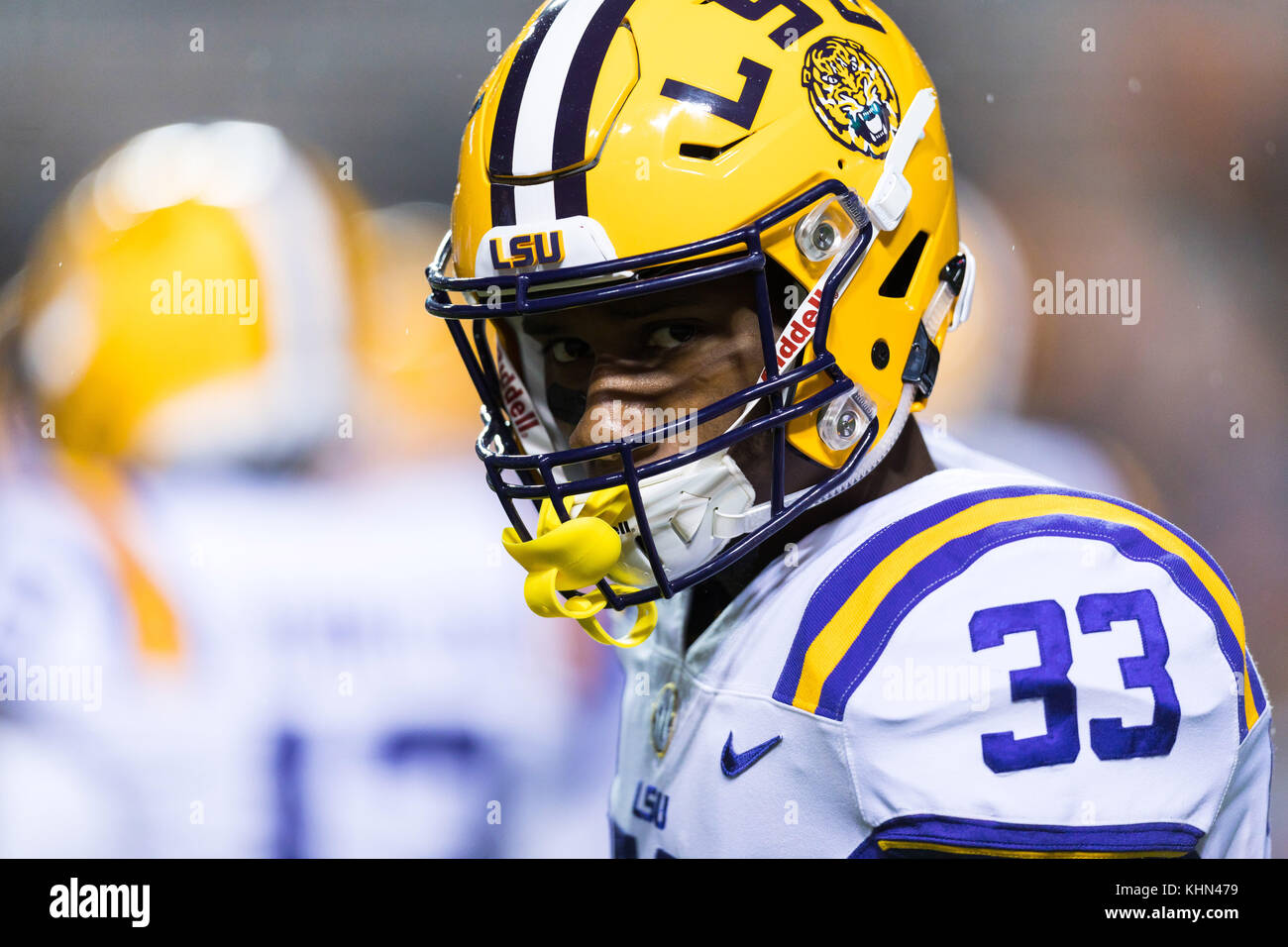 Todd Harris Jr. 18th Nov, 2017. #33 of the LSU Tigers during the NCAA ...