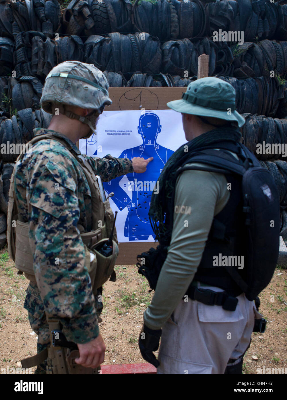 U.S. Marine Sgt. Jorge P. Calle, infantry trainer with Mobile Training ...