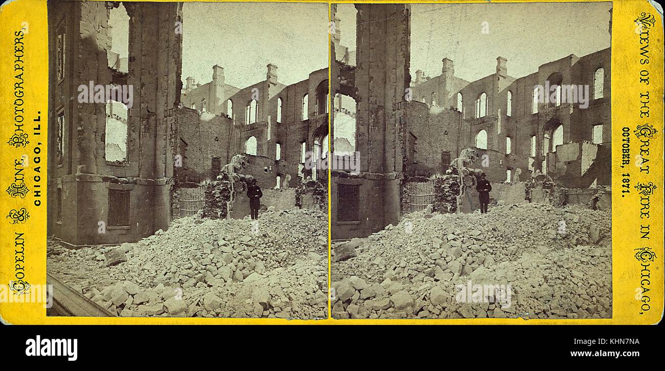 1871 the great chicago fire hi-res stock photography and images - Alamy