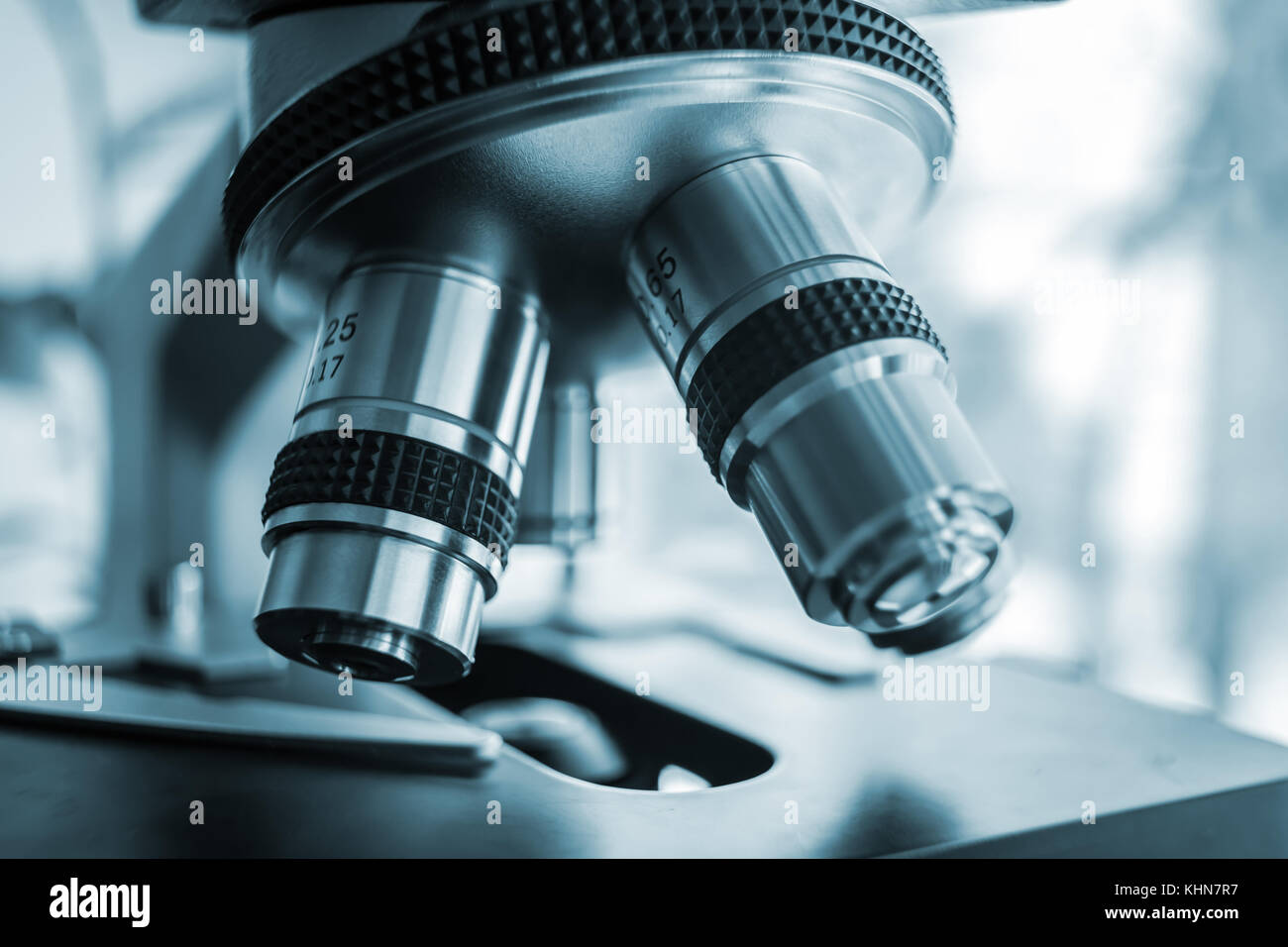 Optical microscope - science and laboratory equipment. For conducting ...