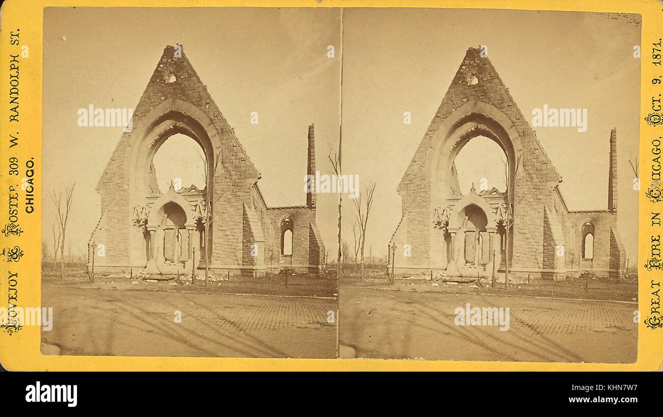 New England (Congregational) Church, on Washington Park, Chicago ...