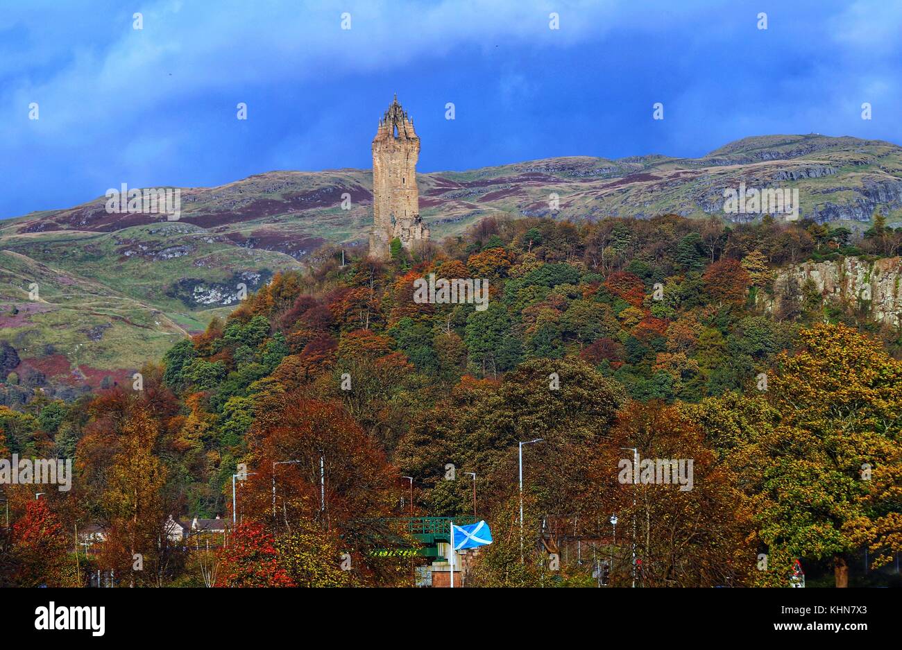 The Wallace Monument, Stirling, Scotland, Historic Stock Photo - Alamy