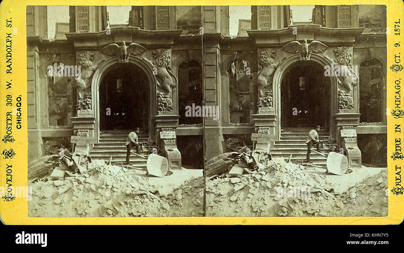 Building of the Republic Insurance Co, LaSalle Street, Chicago ...