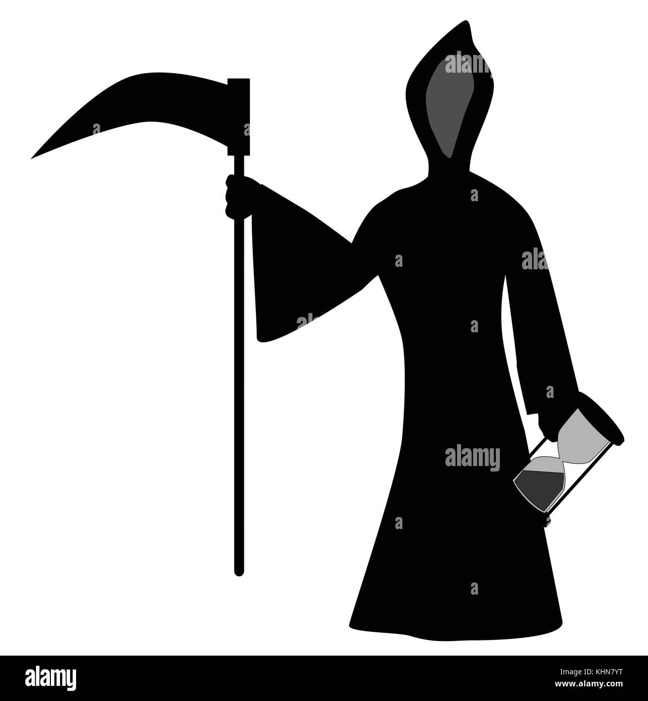 Old father time with his scythe hi-res stock photography and images - Alamy