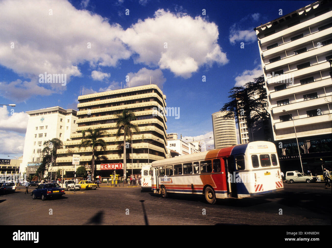 Stagecoach bus in the Kenyatta Avenue the main and one of the oldest ...