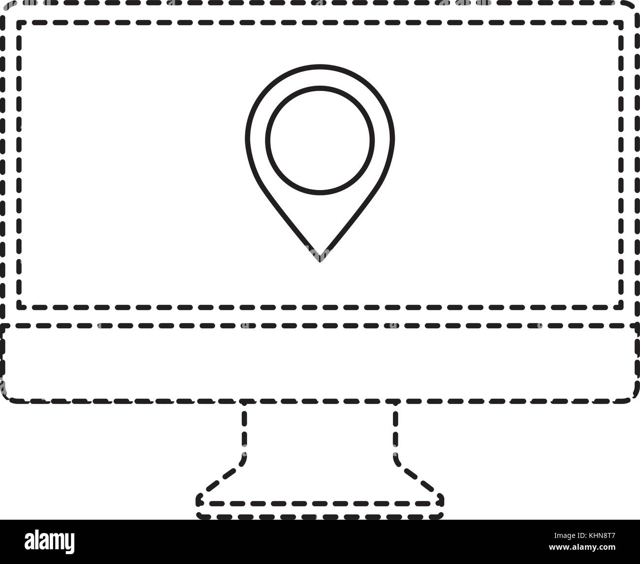 Monitor map Black and White Stock Photos & Images - Alamy
