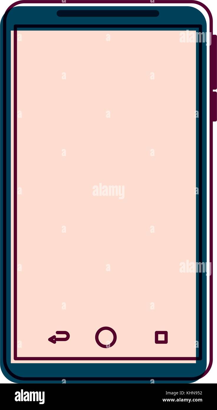 mobile phone gadget technology touch screen Stock Vector Image & Art ...