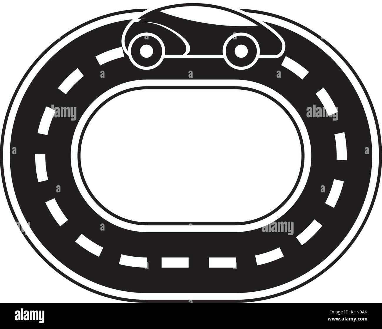 autonomous car smart on the road navigation Stock Vector Image & Art ...