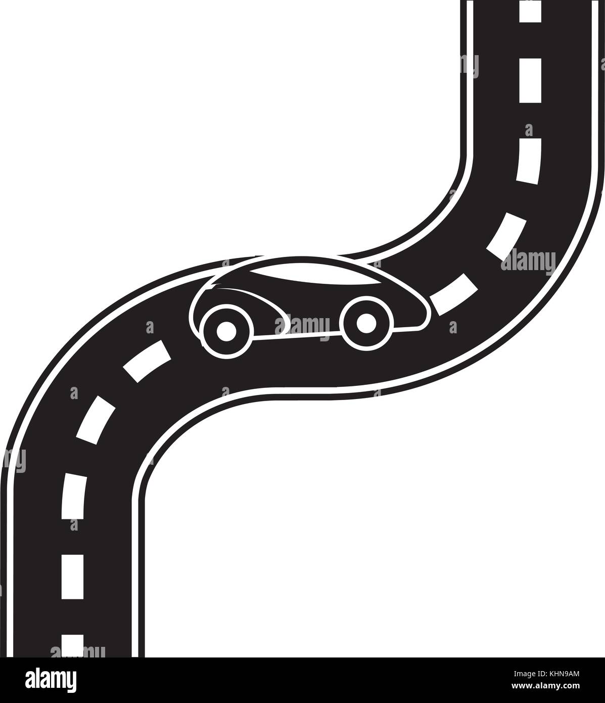 car road street highway direction plan Stock Vector Image & Art - Alamy