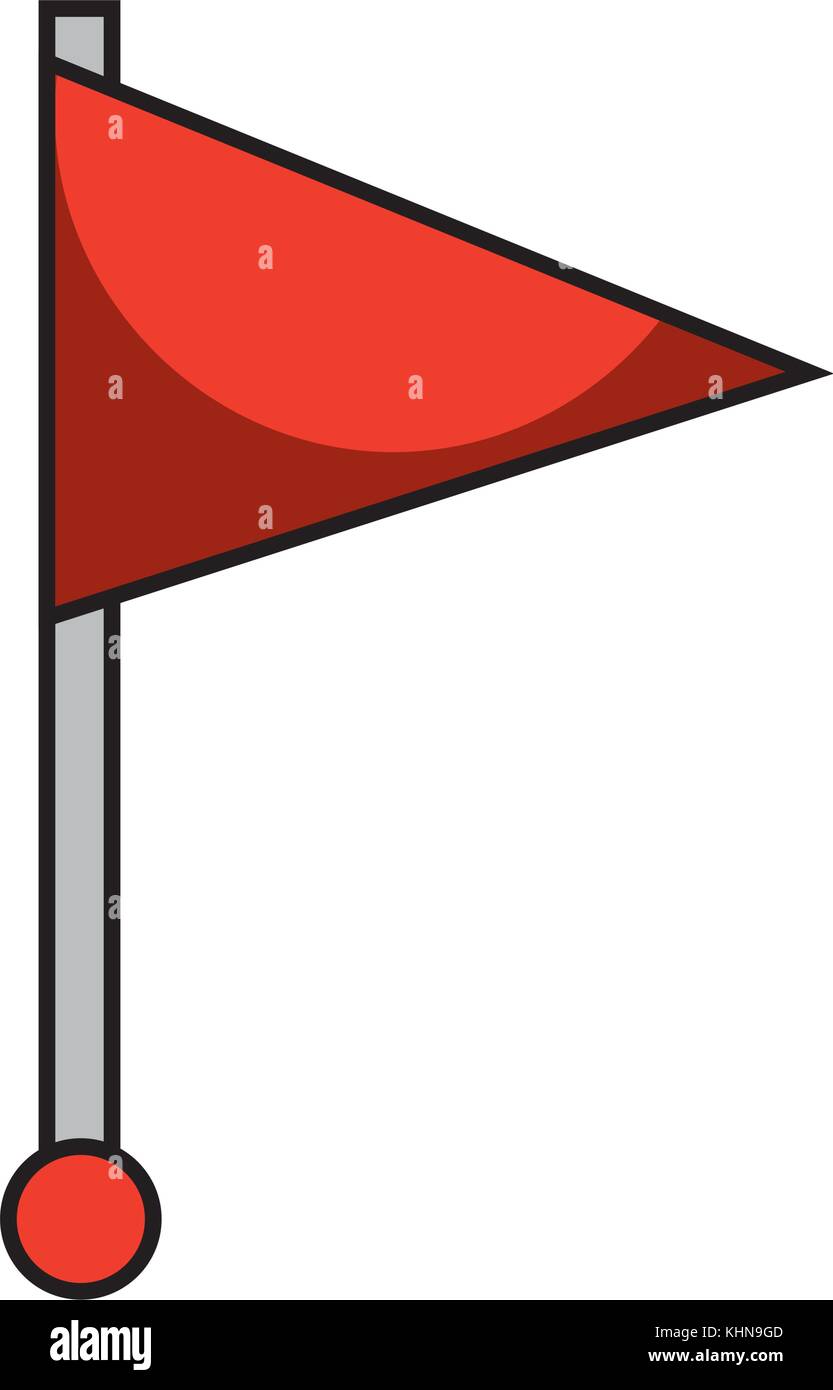 red flag pin location web symbol Stock Vector Image & Art - Alamy