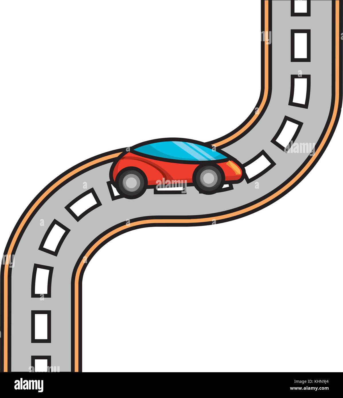 car road street highway direction plan Stock Vector Image & Art - Alamy