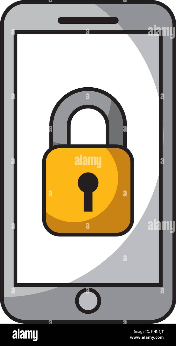 smartphone gps navigation security access app Stock Vector Image & Art ...