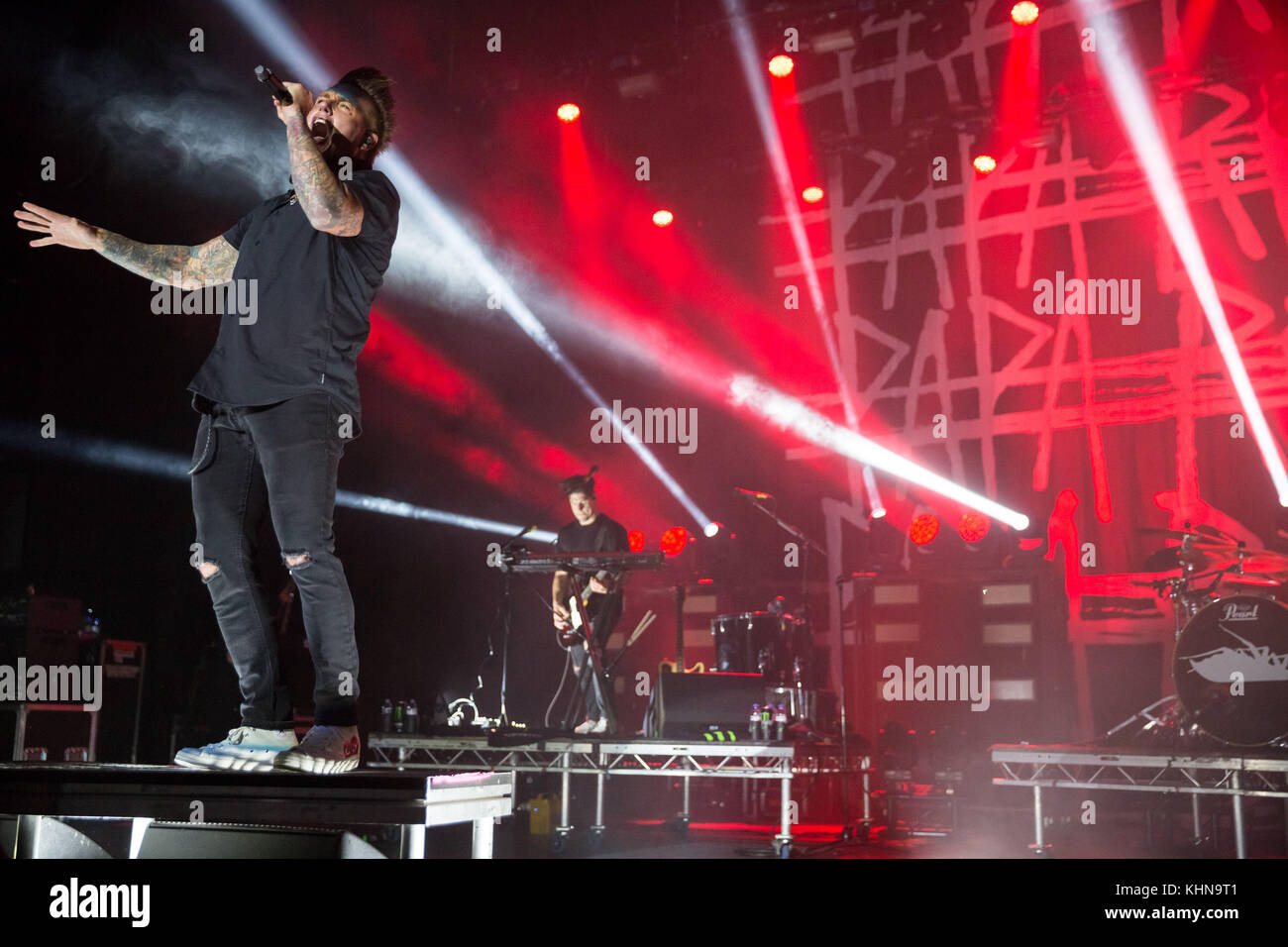 Papa Roach perform live at Coliseu dos Recreios in Lisboa Featuring ...