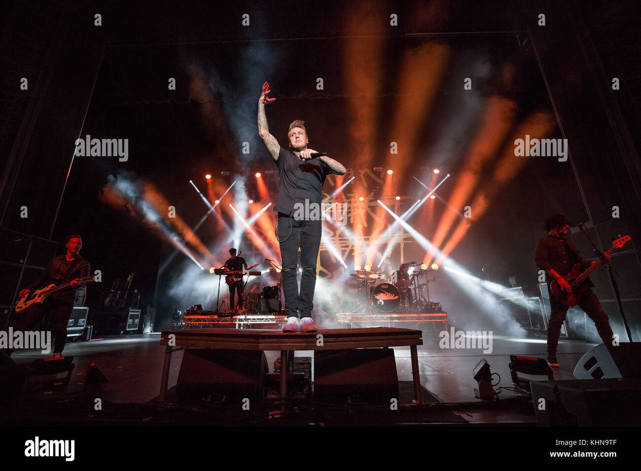 Papa Roach perform live at Coliseu dos Recreios in Lisboa Featuring ...