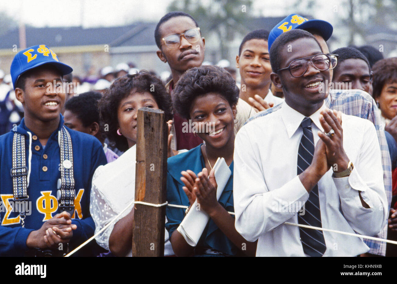 Jesse Jackson campaigns during his 1984 bid for President of the United ...