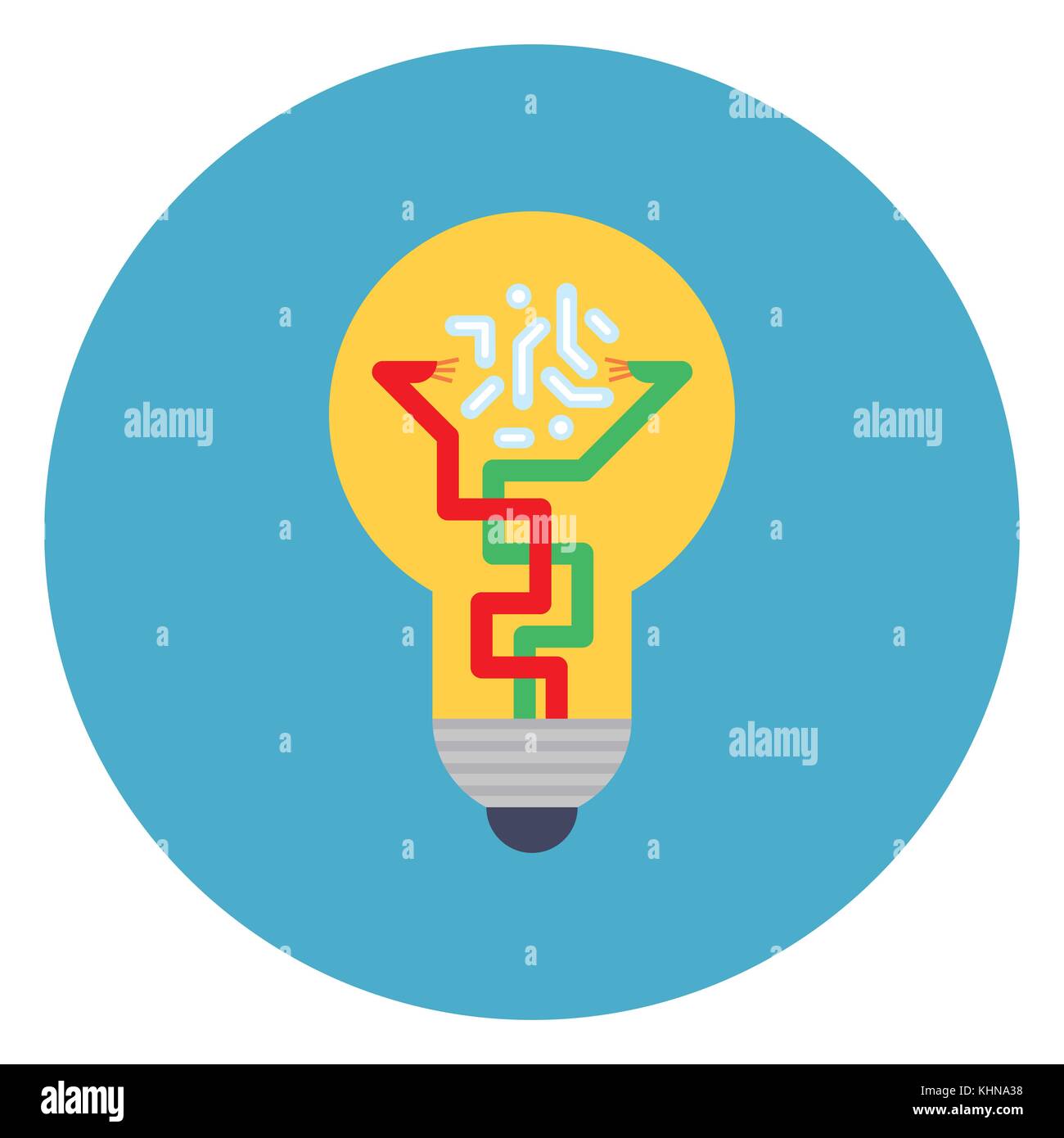 New energy lamp on Stock Vector Images - Alamy