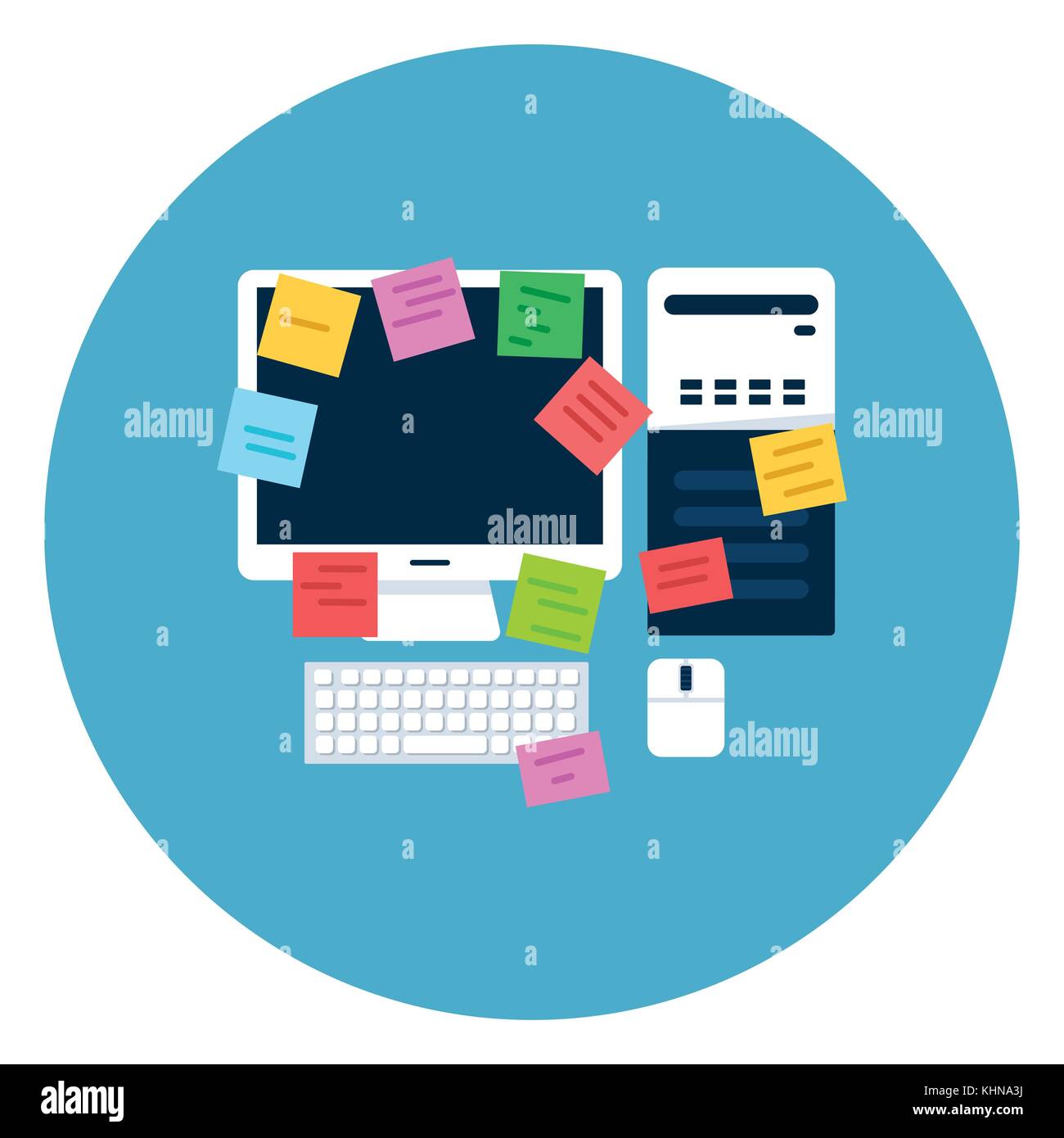 Computer keyboard mouse symbol logo hi-res stock photography and images ...