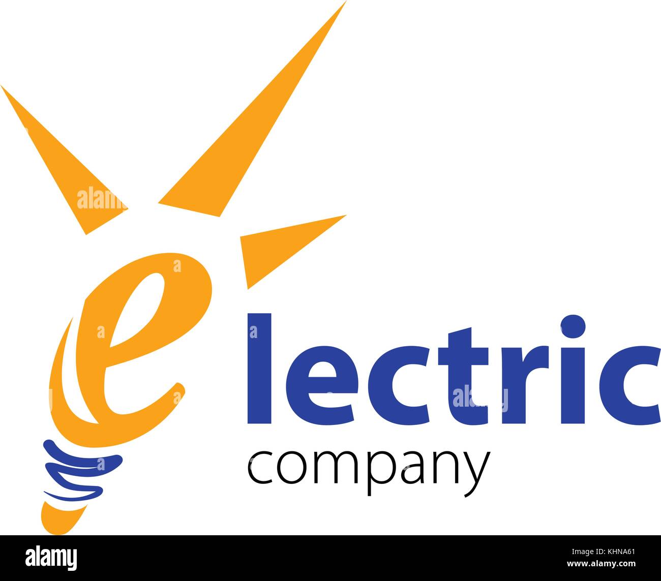 Electric logo Stock Vector Images - Alamy