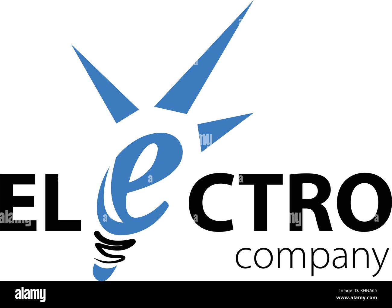 Electric logo Stock Vector Images - Alamy