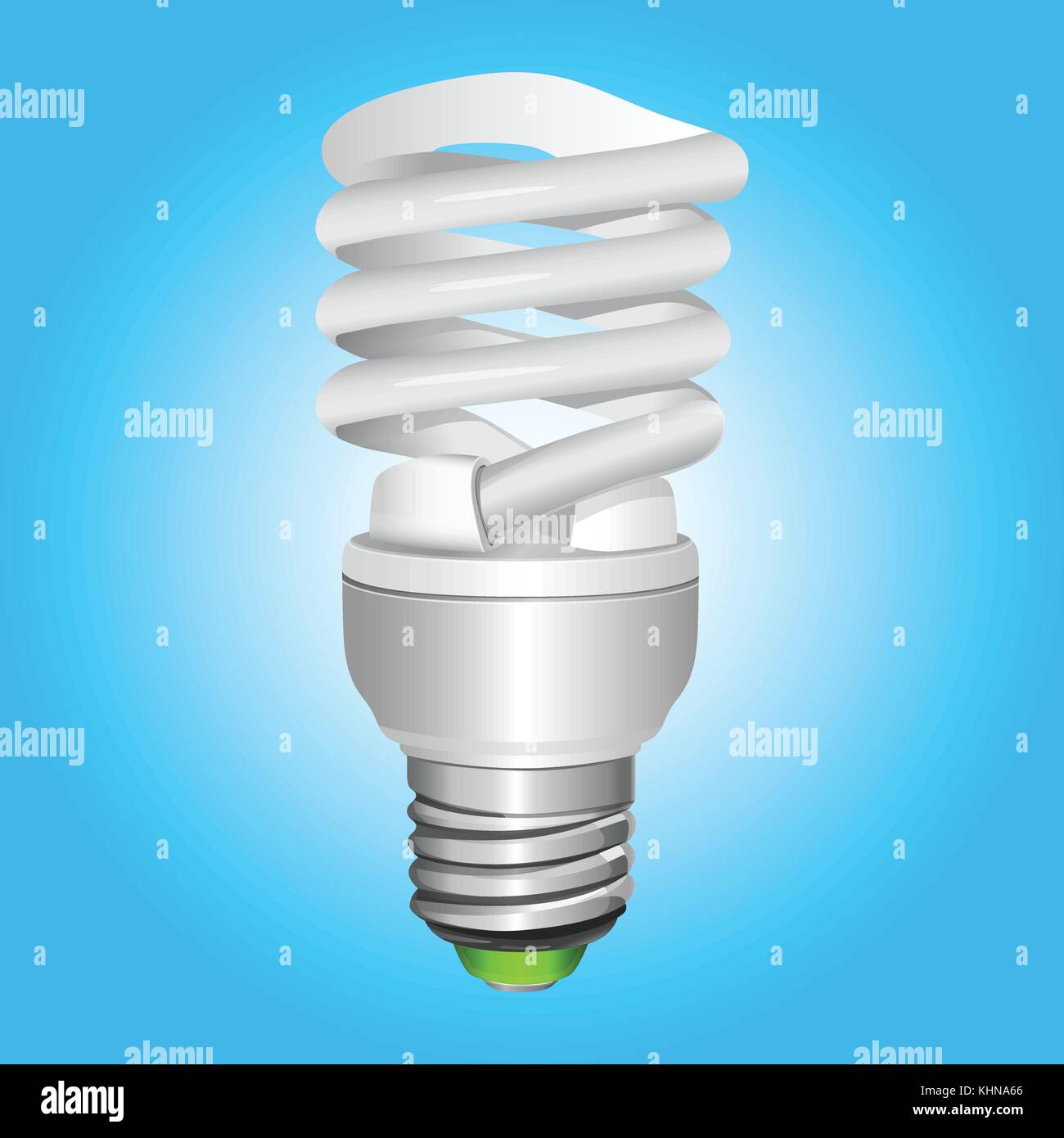 Fluorescent energy saving light bulb. Vector Illustration Stock Vector ... Fluorescent energy saving light bulb. Vector Illustration Stock Vector ...