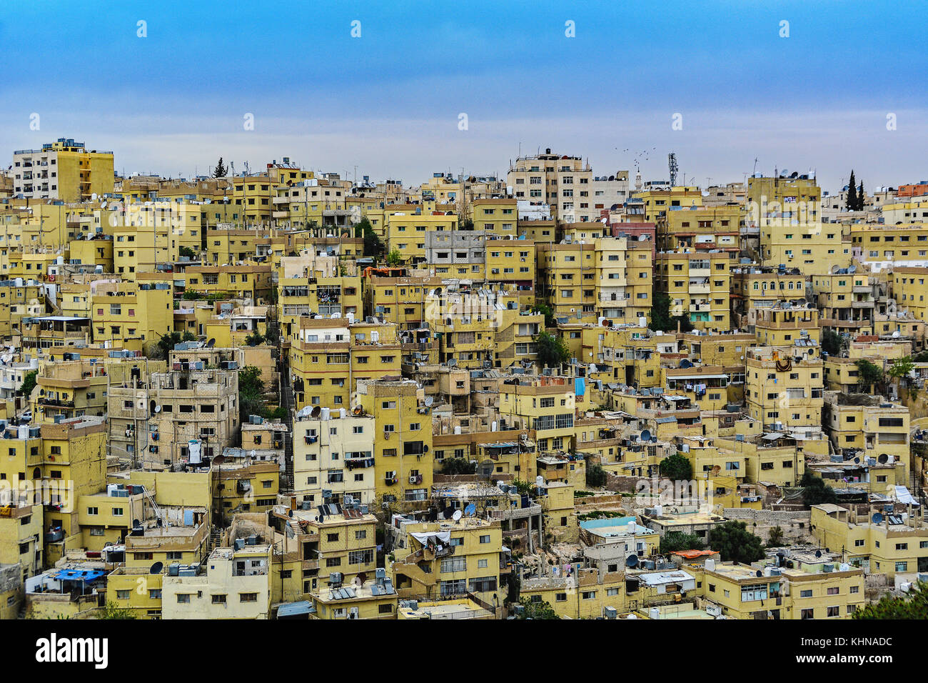 View of old Amman from the Citadel Stock Photo - Alamy