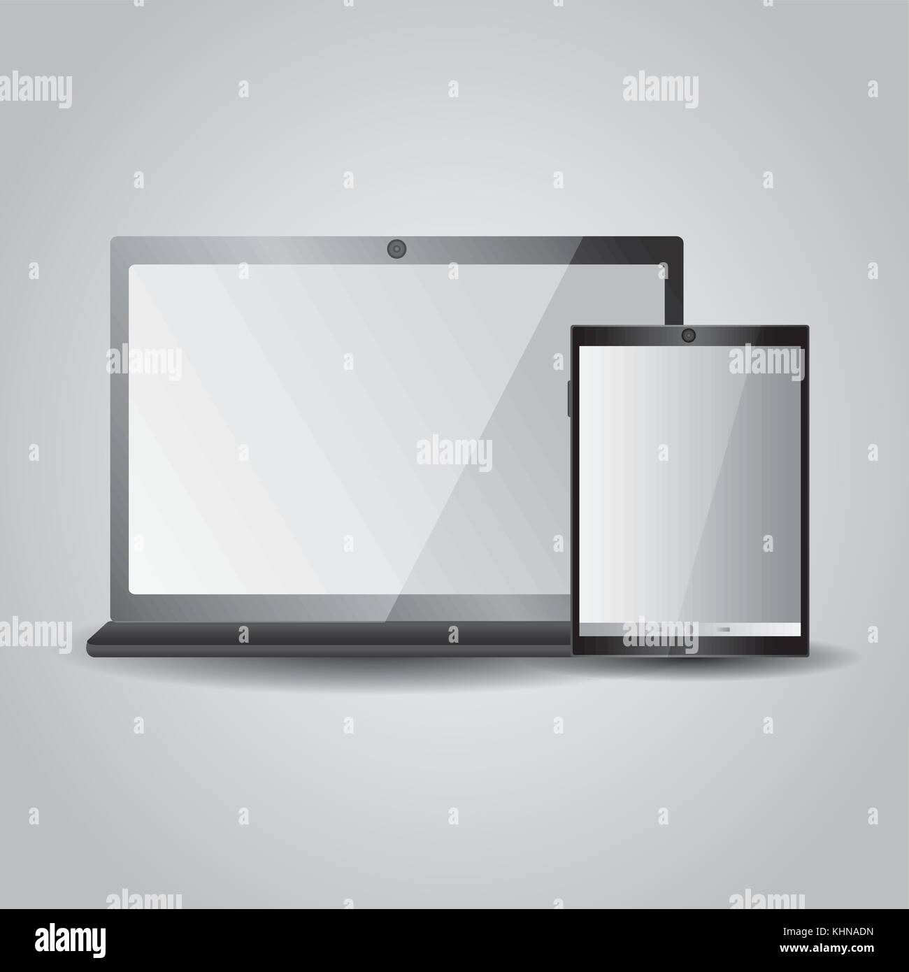 modern laptop tablet gadgets technology Stock Vector Image & Art - Alamy