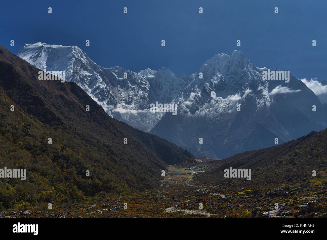 Manaslu, world's eighth highest peak (8,163 metres), and Phungi Himal ...