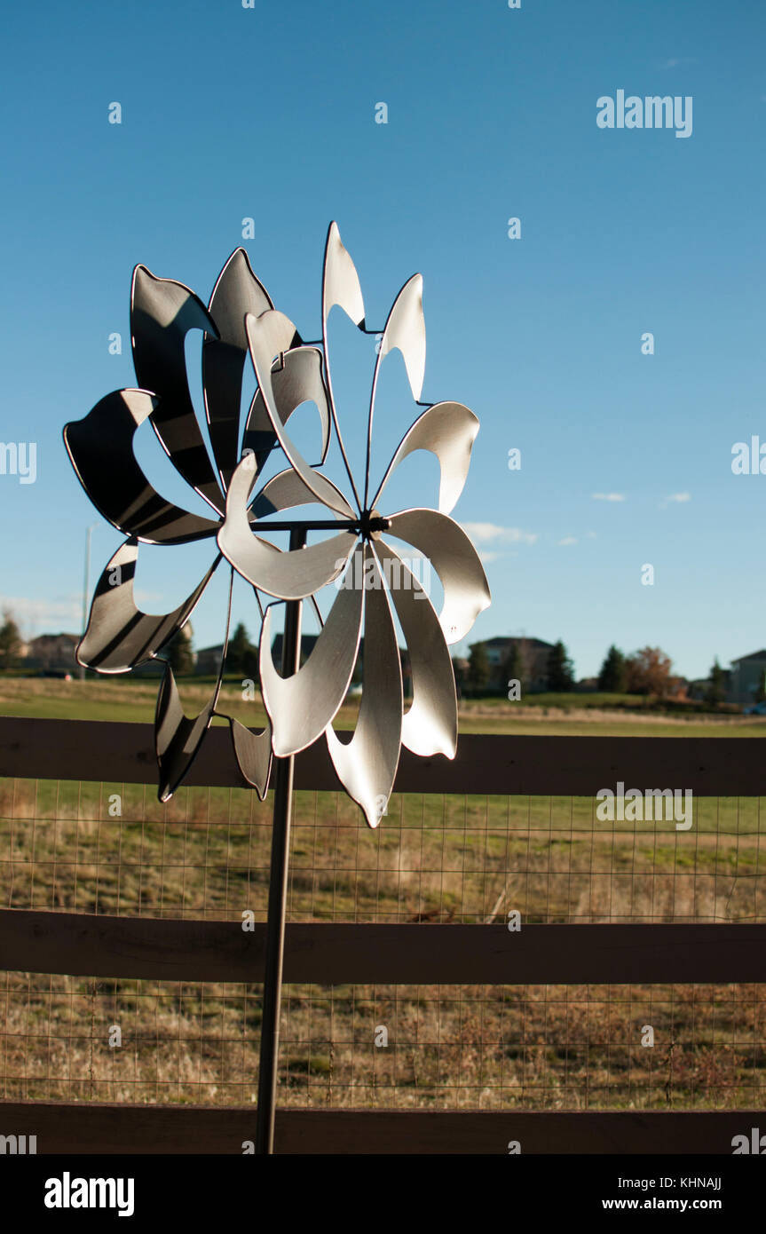 Windcatcher is a great ornament installed in a garden Stock Photo - Alamy