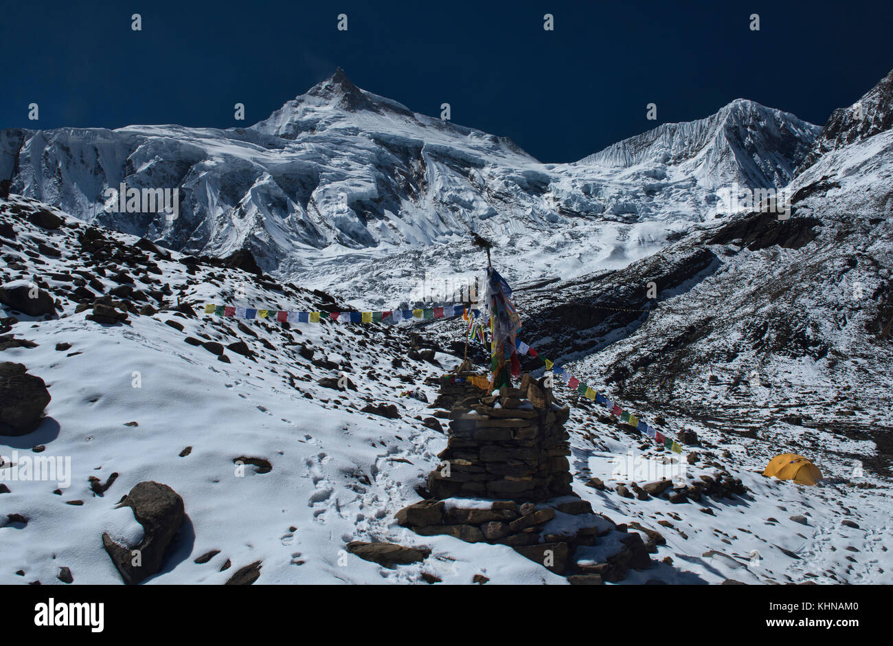 Manaslu base camp hi-res stock photography and images - Alamy