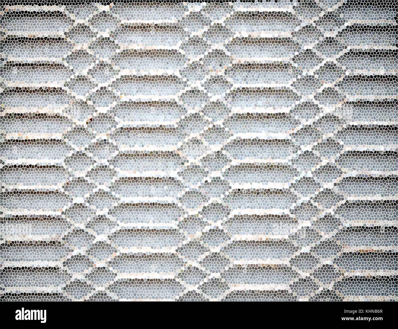 Illustrated grey mosaic steel grating Stock Photo - Alamy