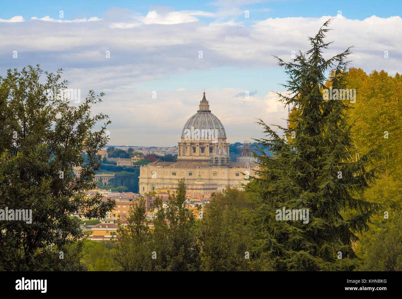 Rome (Italy) - From the Janiculum hill and terrace Stock Photo - Alamy