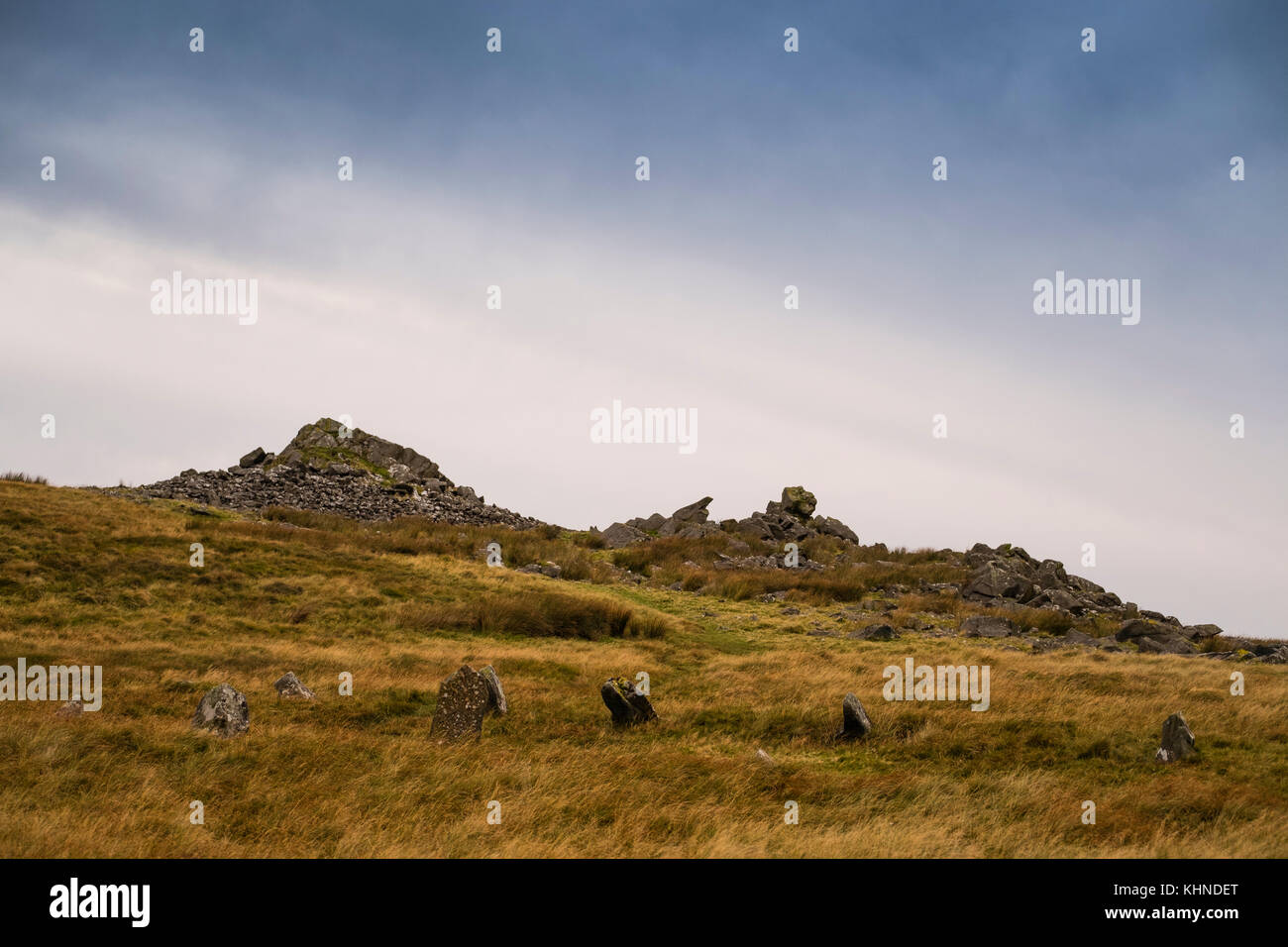 Megalithic landscapes in the UK: Bedd Arthur - in the shadow of Carn ...