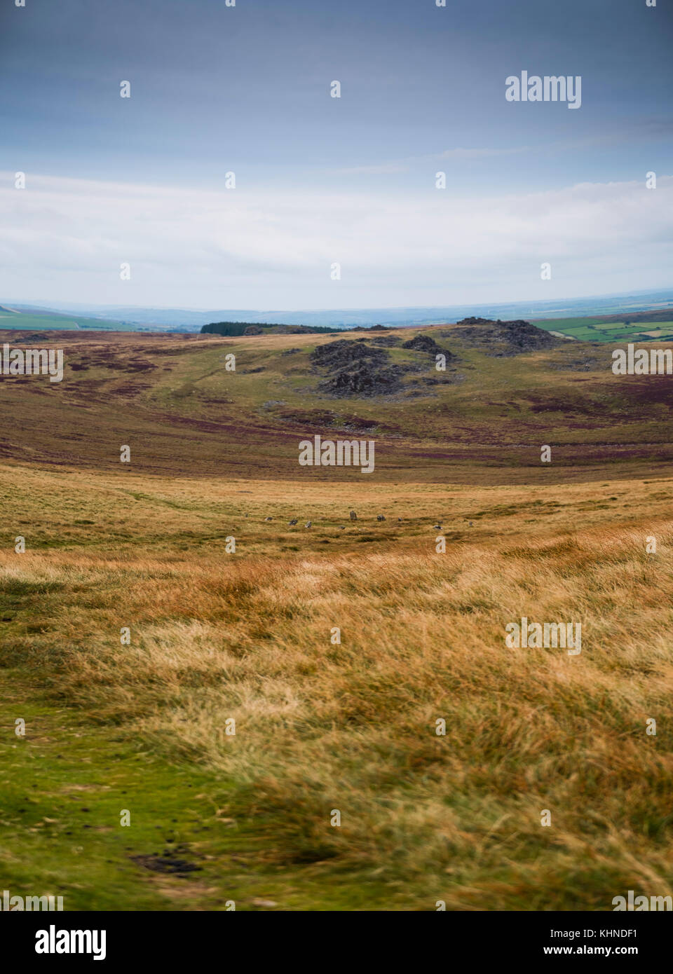 Megalithic landscapes in the UK: Bedd Arthur stone circle , looking ...