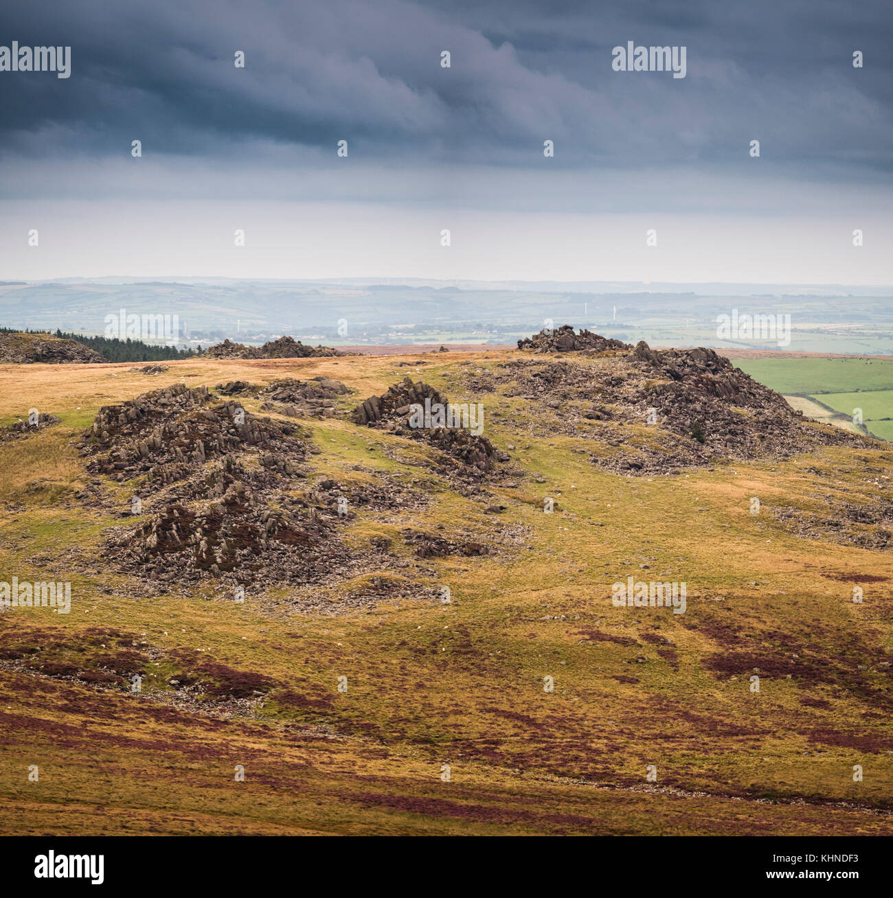 Megalithic landscapes in the UK: The jagged outlines of the Carn Menyn ...