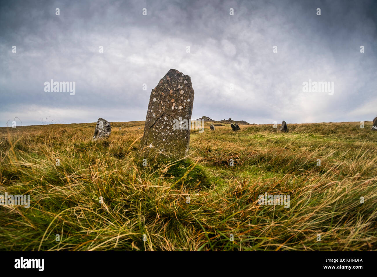 Megalithic landscapes in the UK: Bedd Arthur - in the shadow of Carn ...