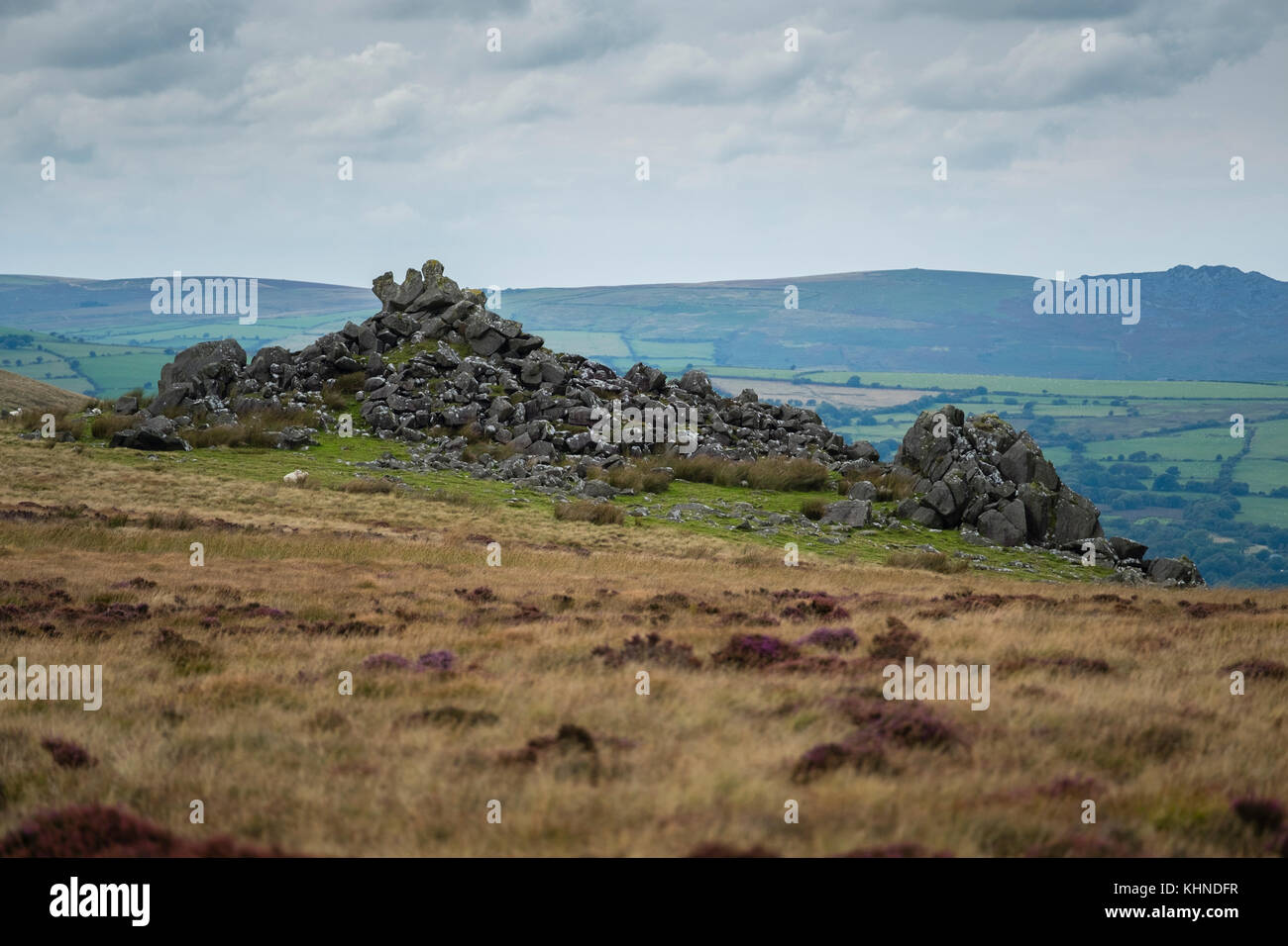 Megalithic landscapes in the UK: The jagged outlines of the Carn Menyn ...
