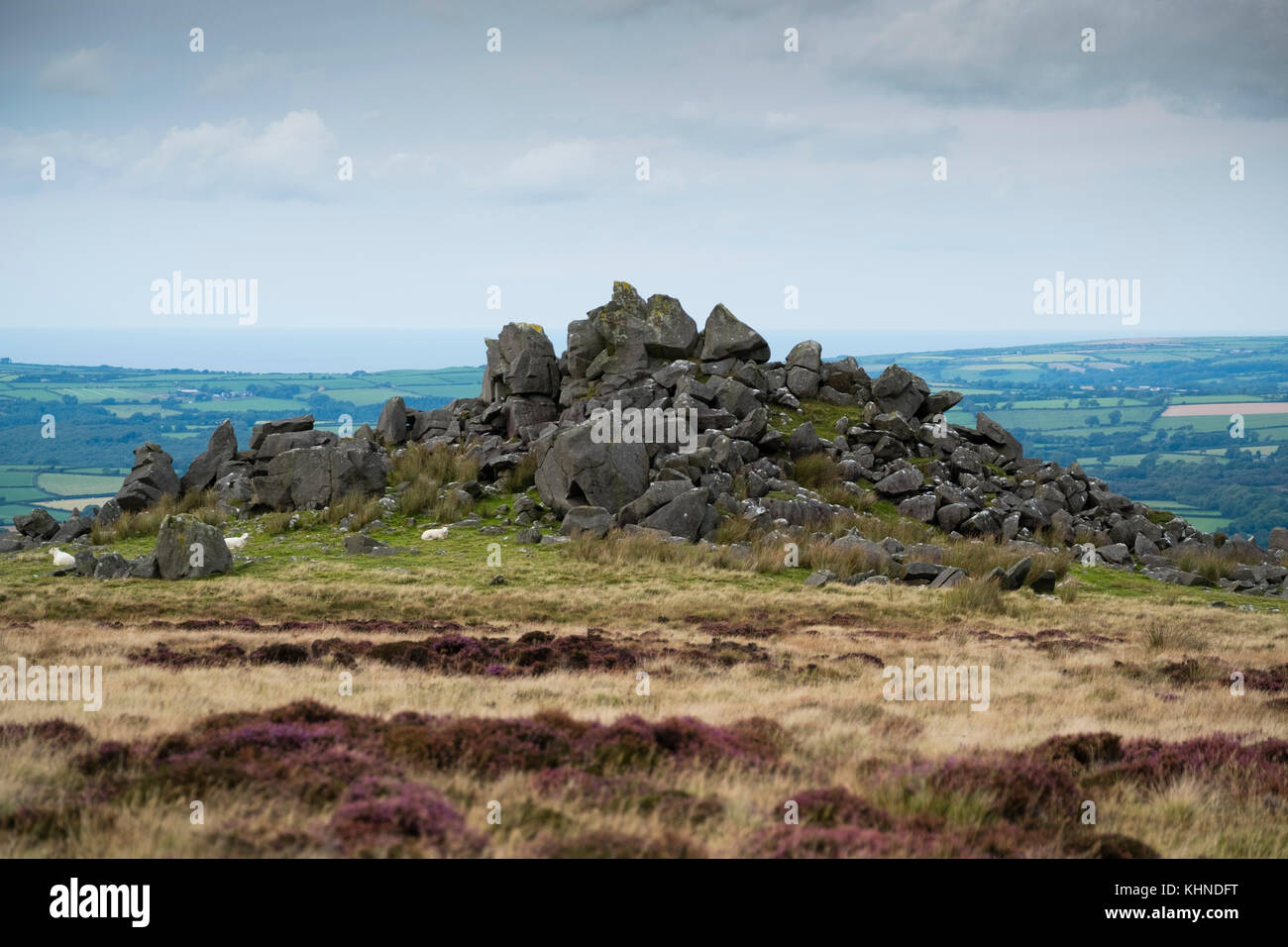 Megalithic landscapes in the UK: The jagged outlines of the Carn Menyn ...