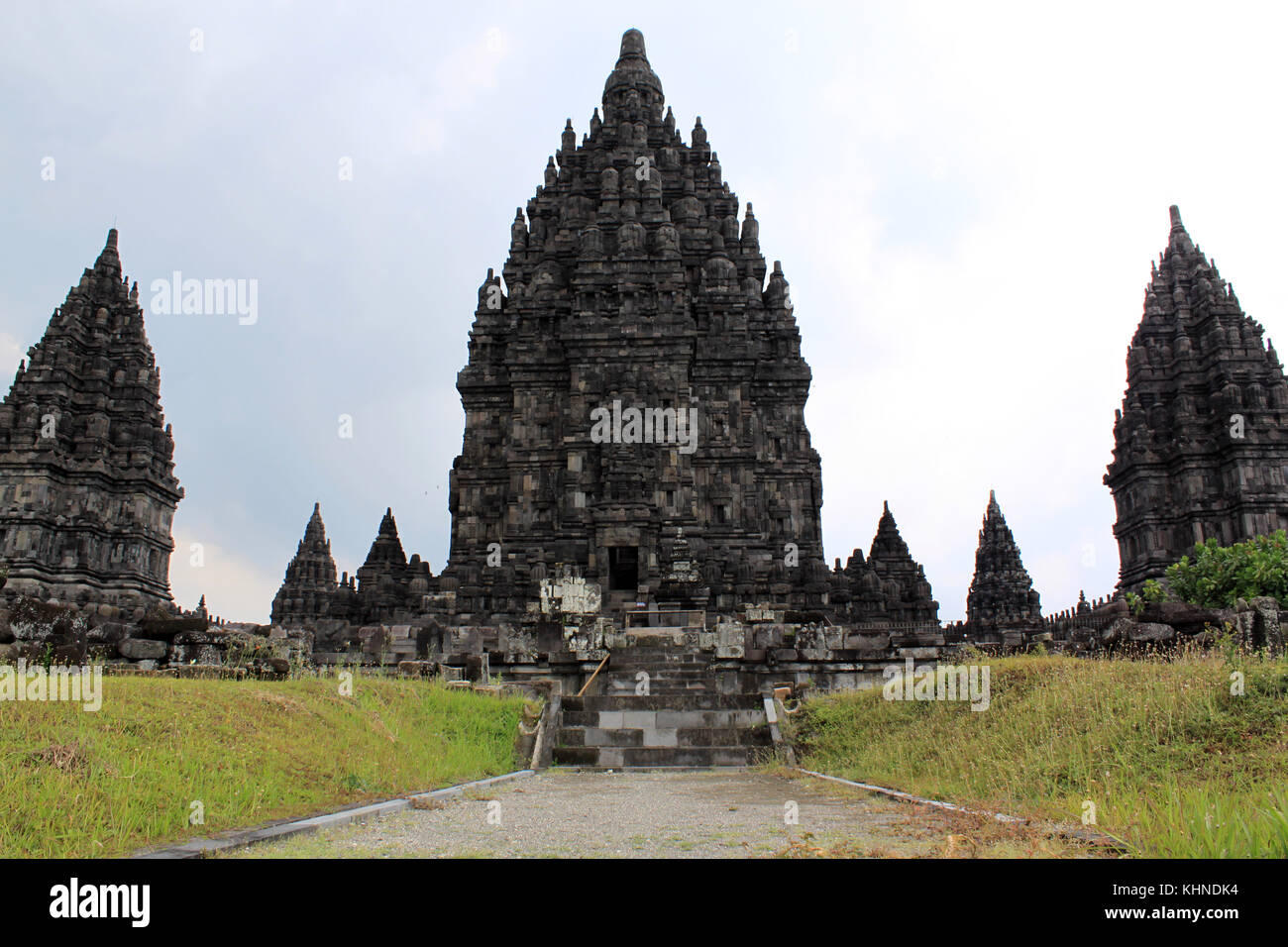 Stone hindu temples in Prambanan, Indonesia Stock Photo - Alamy