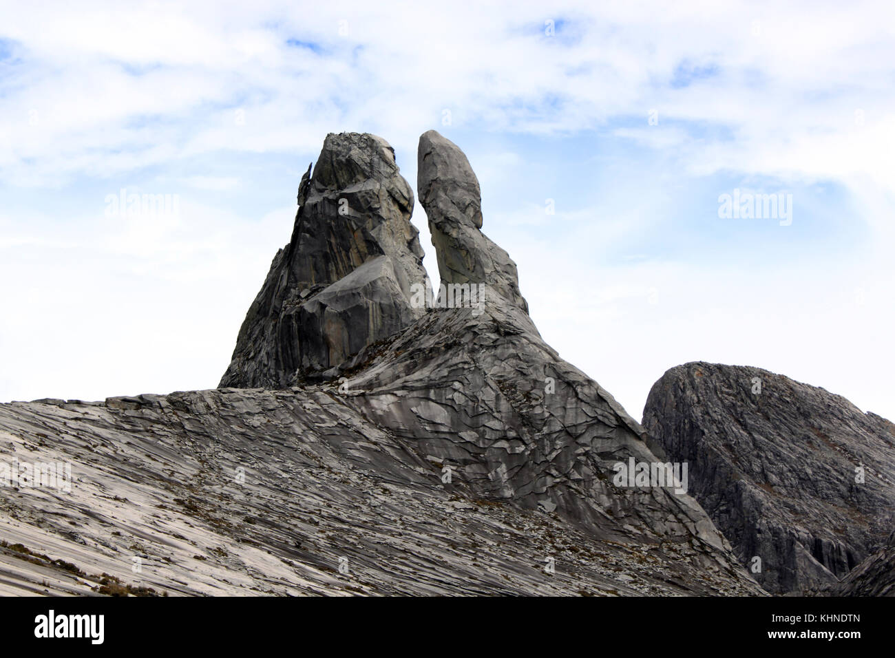 Rock on the mount Kinabalu in Sabah, Borneo, Malaysia Stock Photo - Alamy