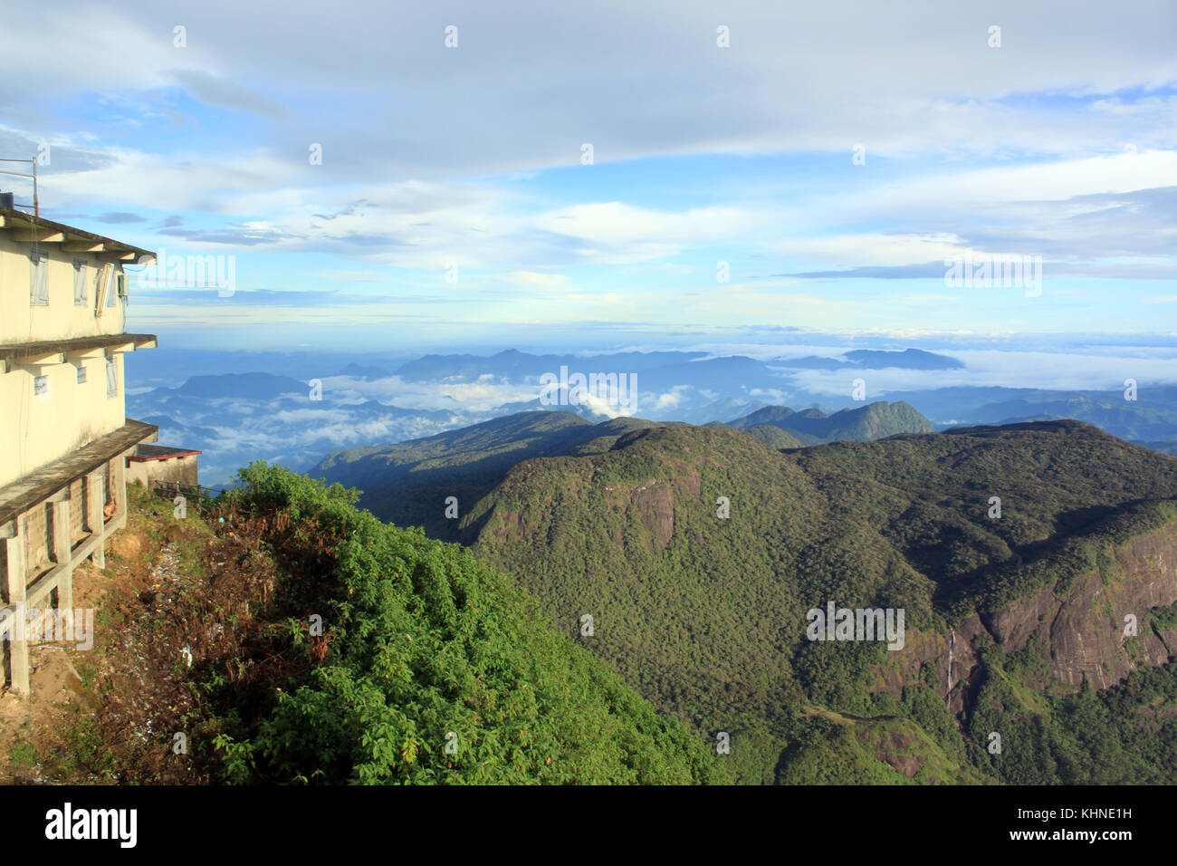 View from Adam's Peak near monastery, Sri Lanka Stock Photo - Alamy