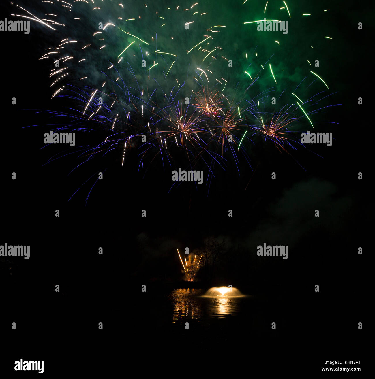 Spectacular Firework Display in Lancashire, England Stock Photo - Alamy