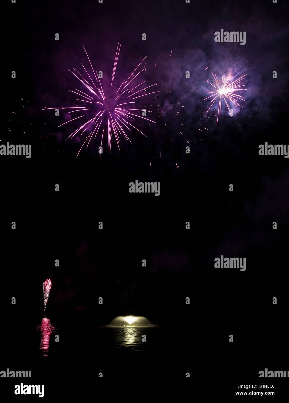 Spectacular Firework Display in Lancashire, England Stock Photo - Alamy