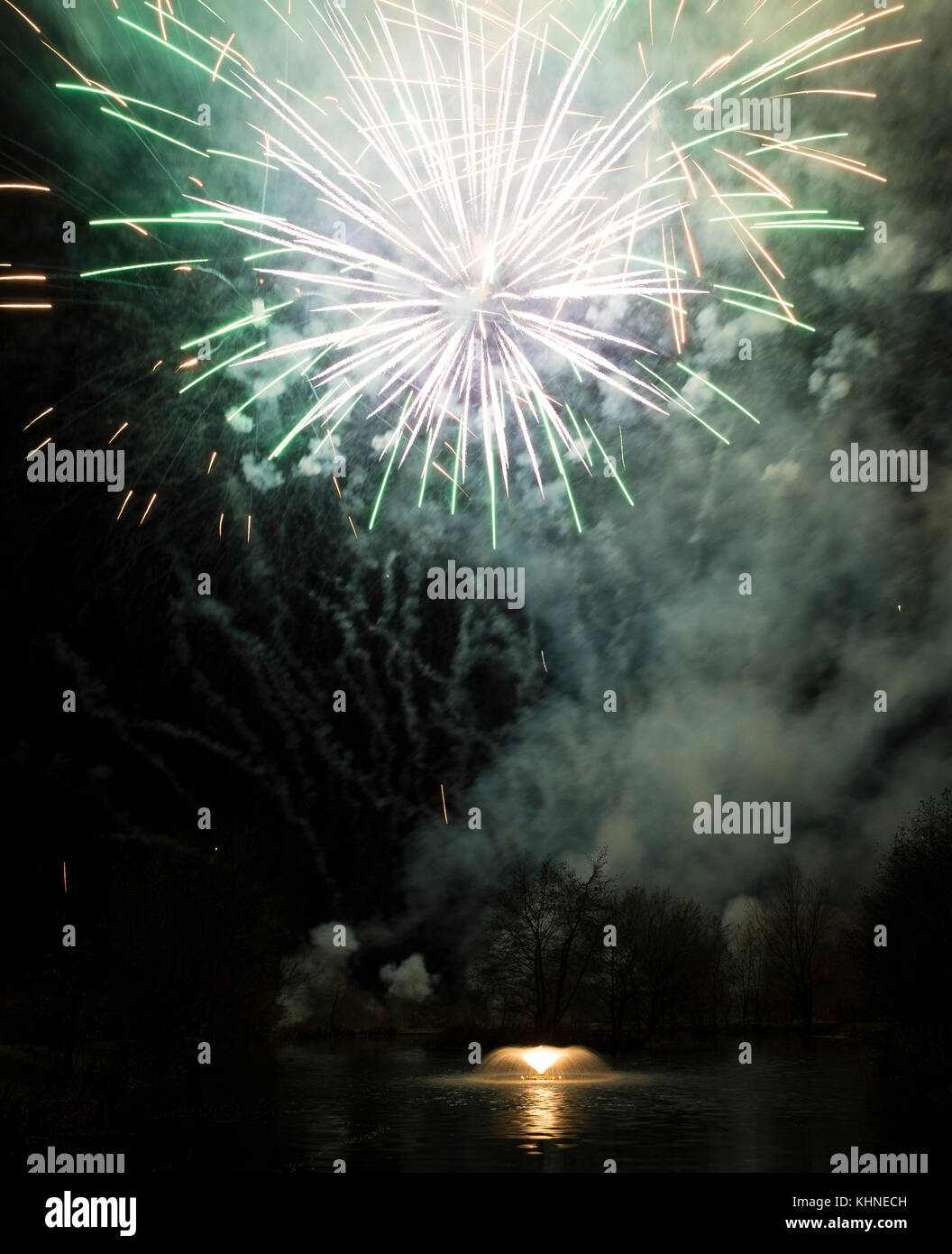 Spectacular Firework Display in Lancashire, England Stock Photo - Alamy