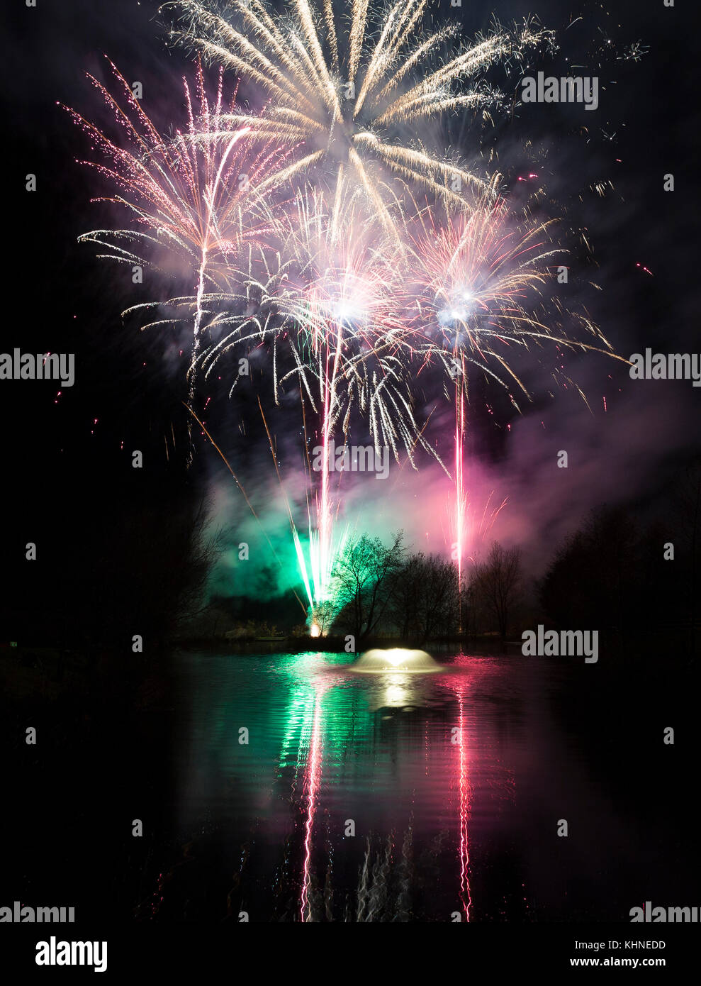 Spectacular Firework Display in Lancashire, England Stock Photo - Alamy